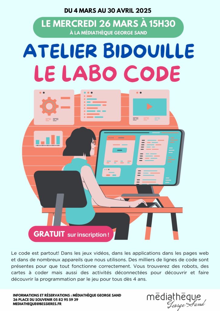 Atelier bidouille : Le labo code